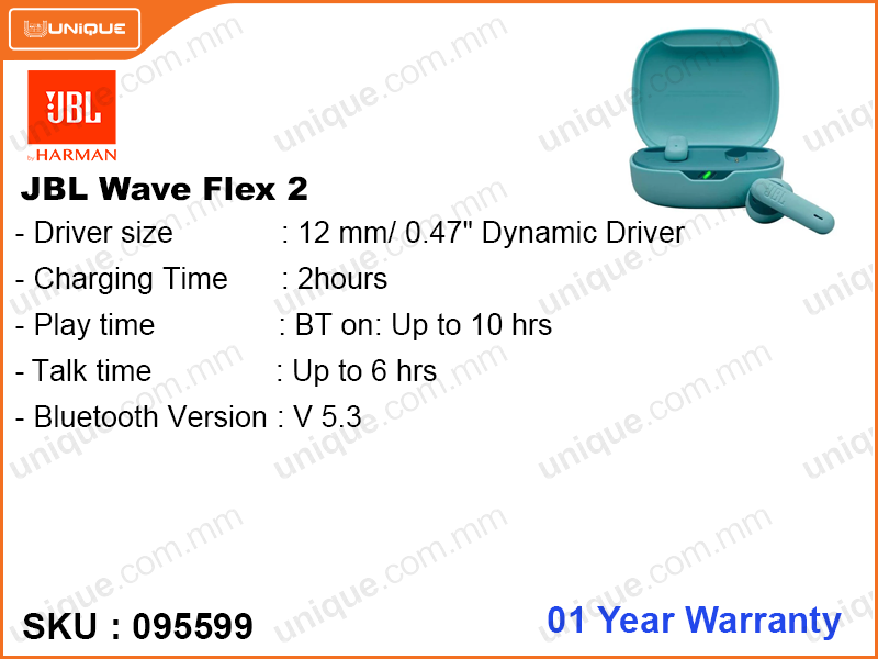 JBL WAVE FLEX2 True Wireless Earbuds – unique.com.mm