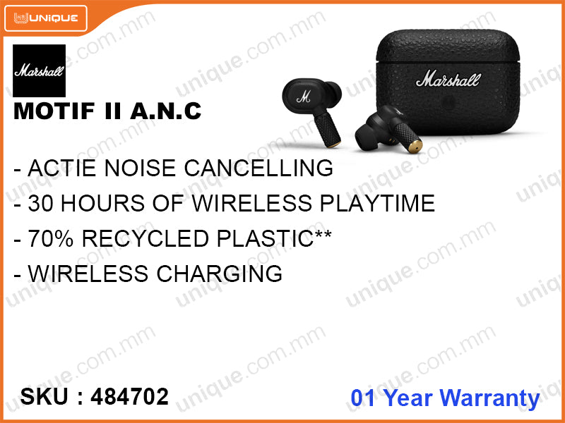 Marshall MINOR III Black True Wireless Earbuds – unique.com.mm