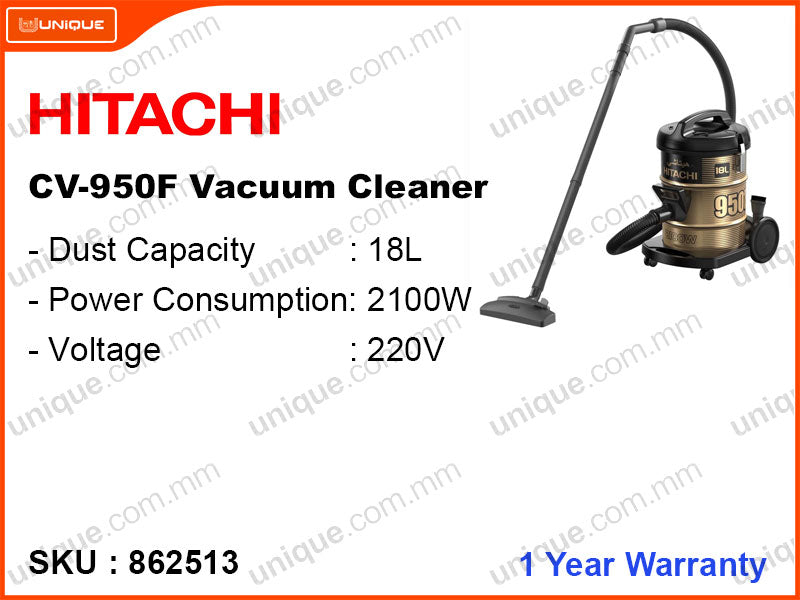 HITACHI CV-950F 2100W Vacuum Cleaner – unique.com.mm